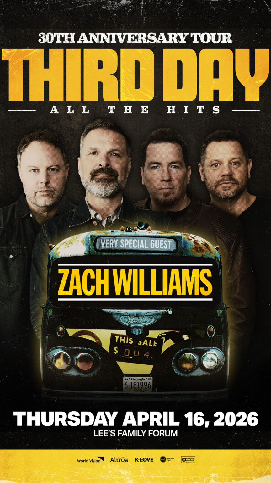 Third Day 30th Anniversary Tour - Lee's Family Forum